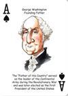 George Washington trading card gaming Heroes of the American Revolution ...