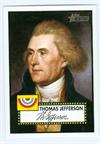 Thomas Jefferson trading card (President United States, Revolutionary ...