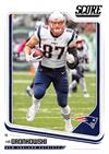 Rob Gronkowski football card (New England Patriots) 2018 Score #208