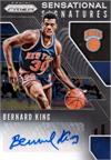 Bernard King autographed Basketball Card (New York Knicks) 2019 Panini Sensational Signatures #SSBKG