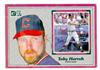 Toby Harrah autographed 1983 Donruss All Stars #39 postcard baseball card (Cleveland Indians) (67)
