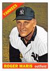 Roger Maris baseball card (New York Yankees) 2011 Topps Diamond Anniversary #60YOT74 1966 Reprint